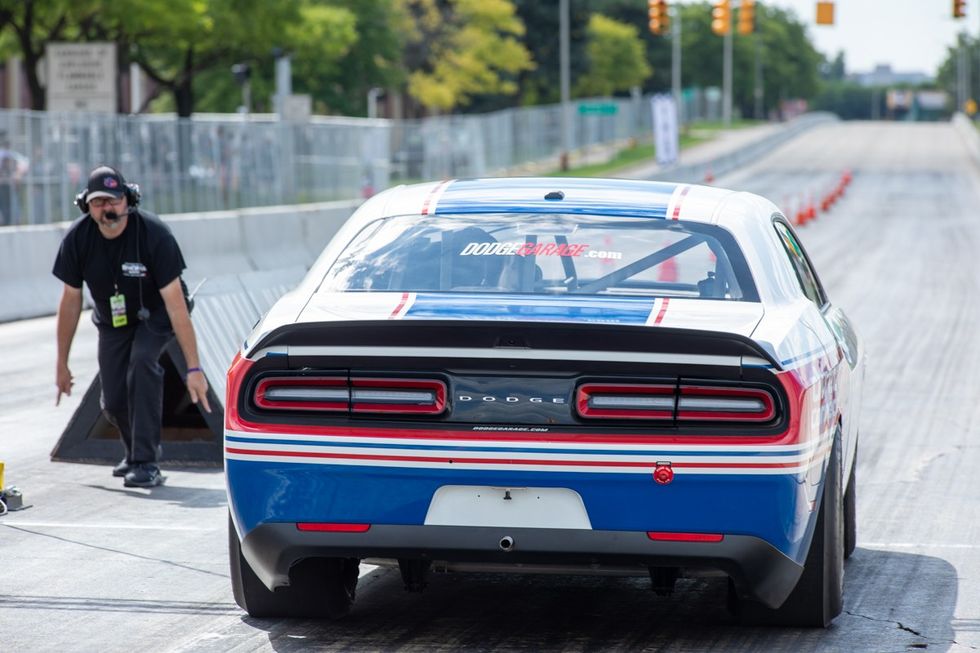 Spotted, Twin-Turbo Hurricane-Powered Challenger Drag Pak - Hemmings