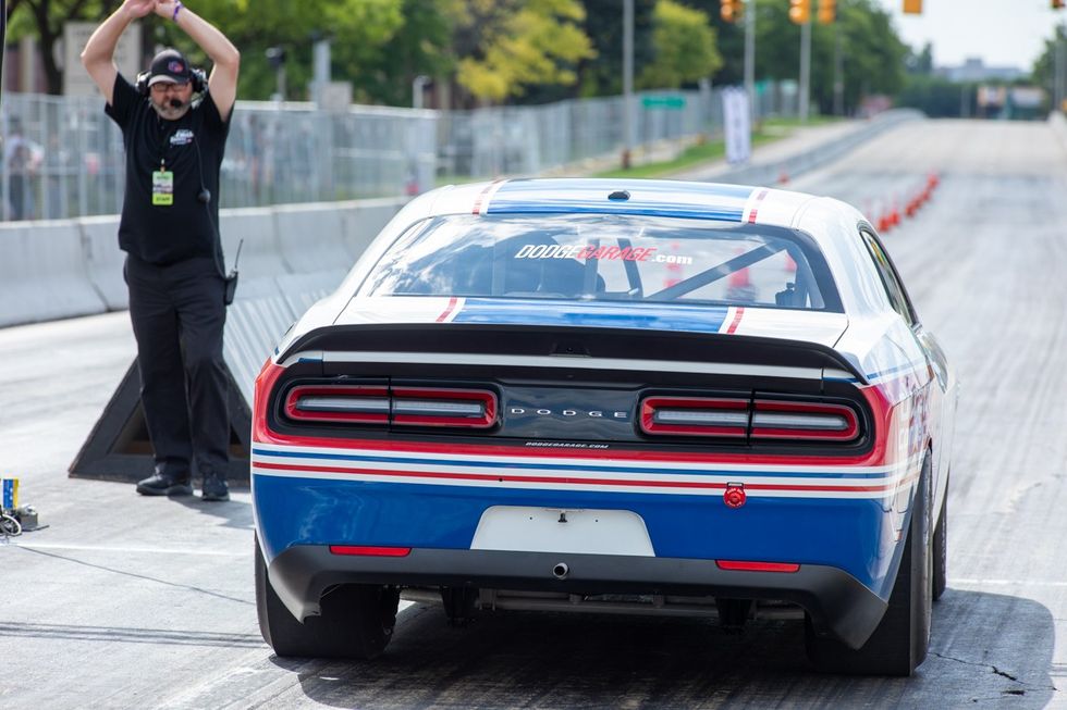 Spotted, Twin-Turbo Hurricane-Powered Challenger Drag Pak - Hemmings