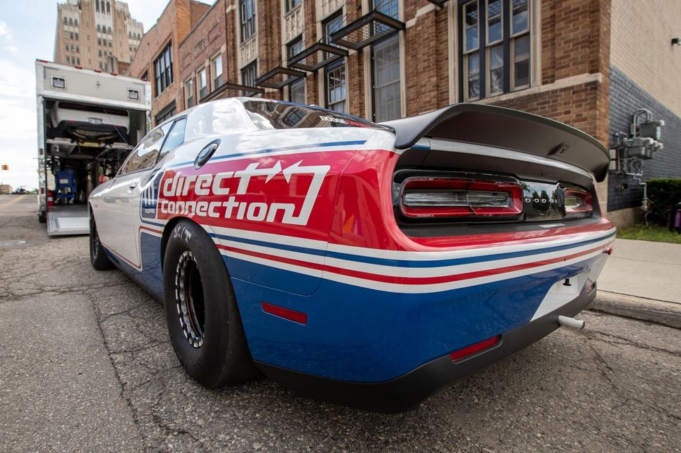 Spotted, Twin-Turbo Hurricane-Powered Challenger Drag Pak - Hemmings