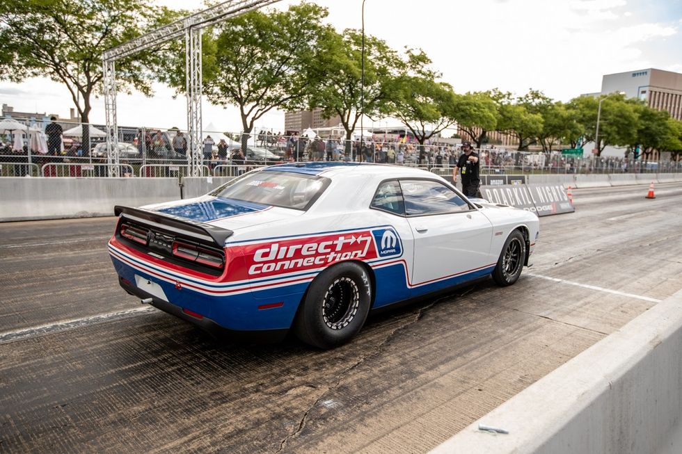 Spotted, Twin-Turbo Hurricane-Powered Challenger Drag Pak - Hemmings