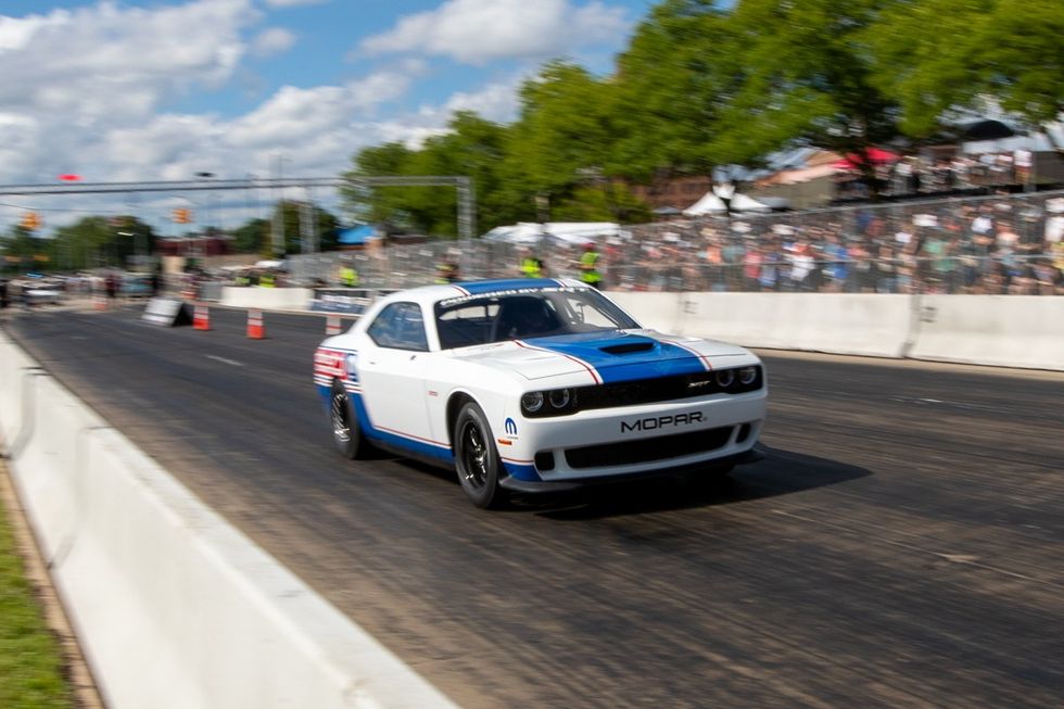 Spotted, Twin-Turbo Hurricane-Powered Challenger Drag Pak - Hemmings