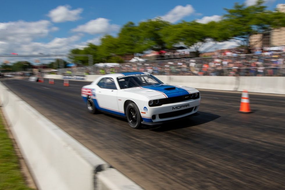 Spotted, Twin-Turbo Hurricane-Powered Challenger Drag Pak - Hemmings