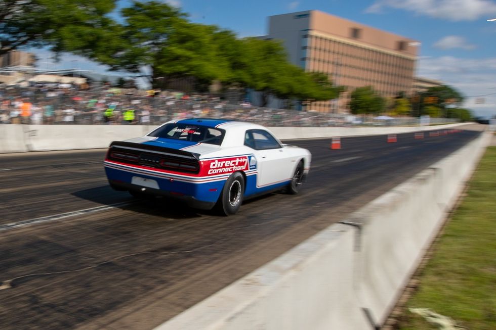 Spotted, Twin-Turbo Hurricane-Powered Challenger Drag Pak - Hemmings