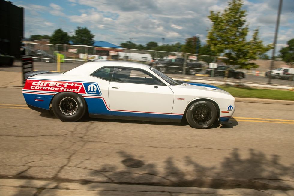 Spotted, Twin-Turbo Hurricane-Powered Challenger Drag Pak - Hemmings
