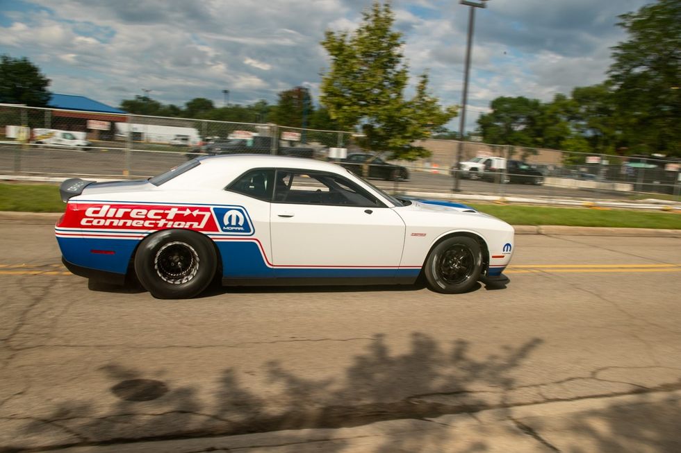 Spotted, Twin-Turbo Hurricane-Powered Challenger Drag Pak - Hemmings