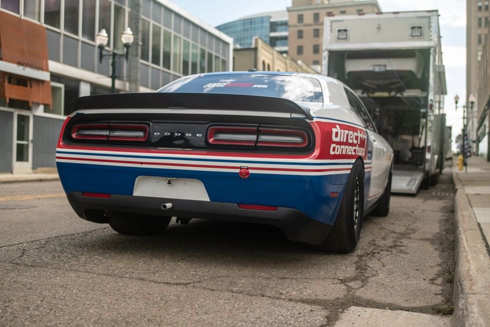 Spotted, Twin-Turbo Hurricane-Powered Challenger Drag Pak - Hemmings