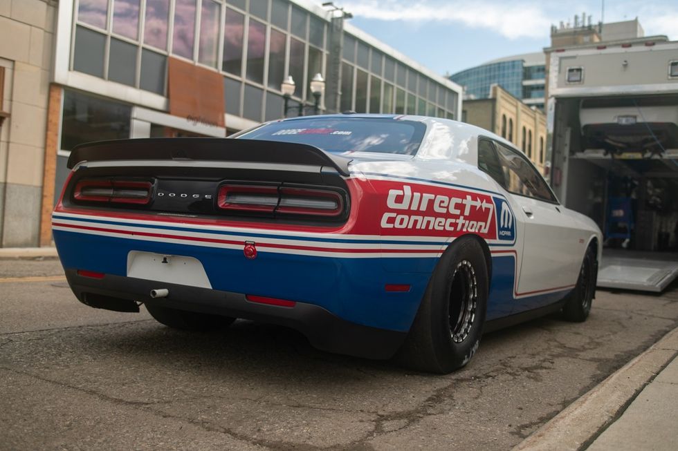 Spotted, Twin-Turbo Hurricane-Powered Challenger Drag Pak - Hemmings