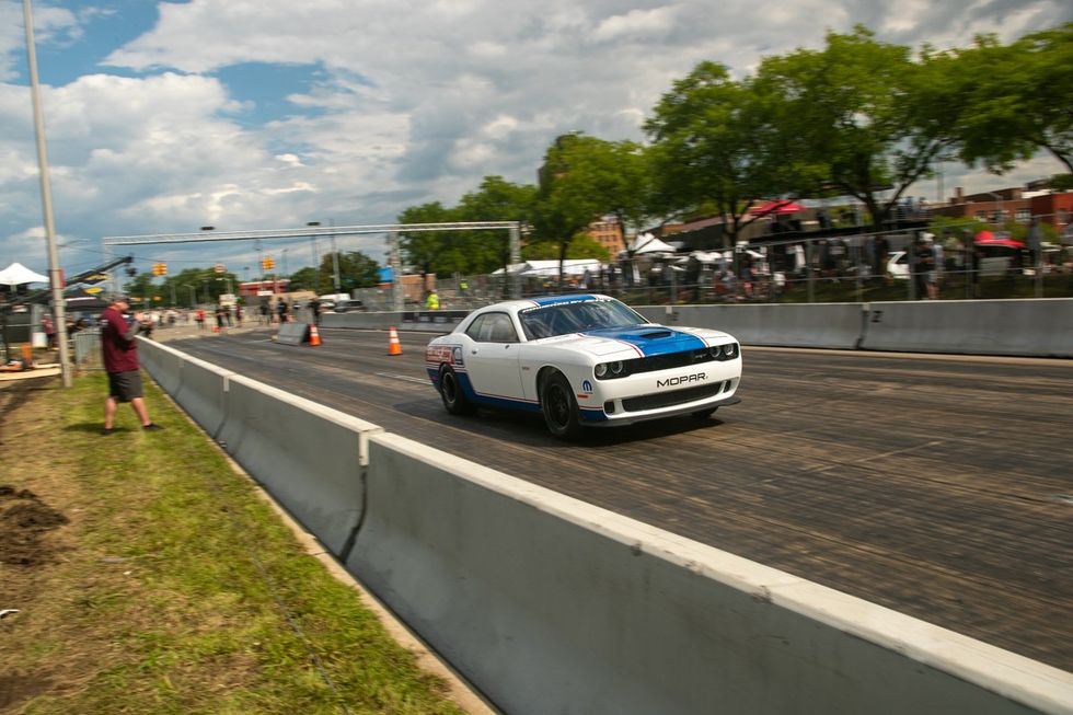 Spotted, Twin-Turbo Hurricane-Powered Challenger Drag Pak - Hemmings