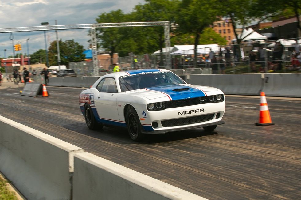 Spotted, Twin-Turbo Hurricane-Powered Challenger Drag Pak - Hemmings