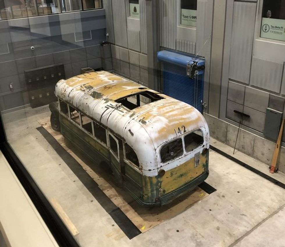 Inside the conservation of the "Into the Wild" bus - Hemmings