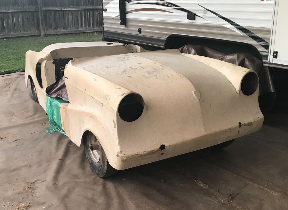 King Midget club begins restoration on a one-off prototype fiberglass ...