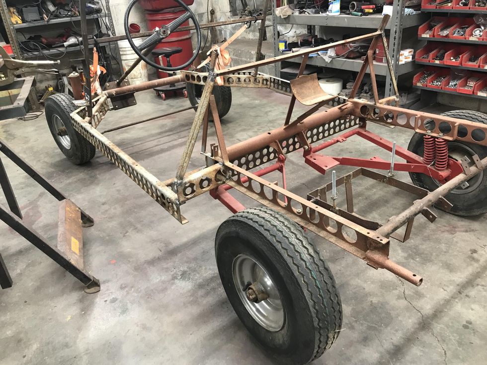 King Midget Transmission Parts Diagram Midget Chassis Innen