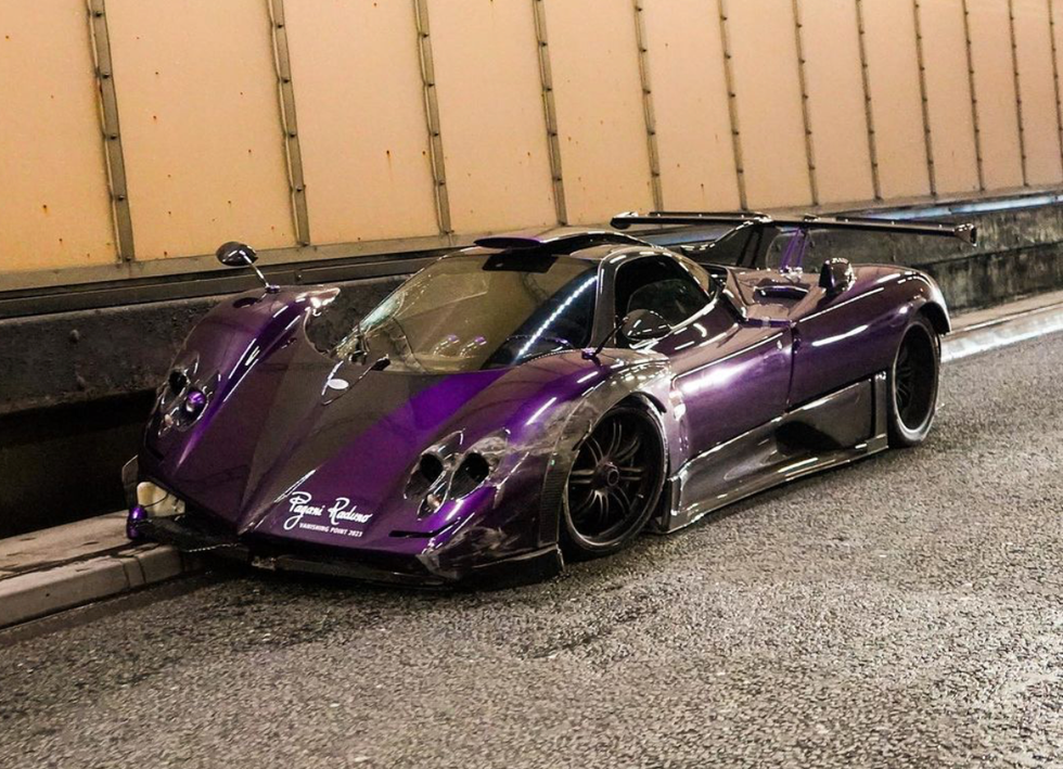 Pagani Zonda Supercar Once Owned by Formula One Driver Lewis Hamilton Wrecked in Wales - Hemmings