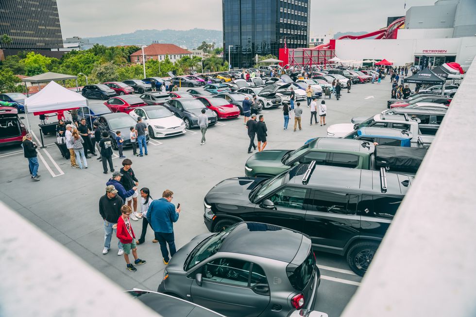Petersen hosts all-EV car show - Hemmings