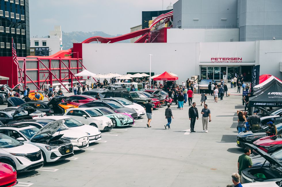 Petersen hosts all-EV car show - Hemmings
