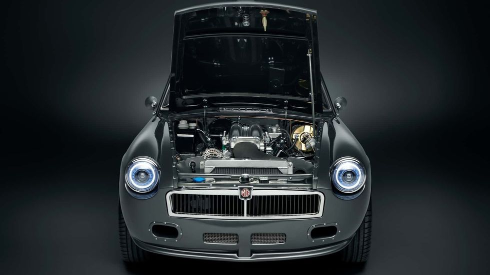 Restomod MGB Models Feature V8 or Electric Power and a Manual Gearbox ...
