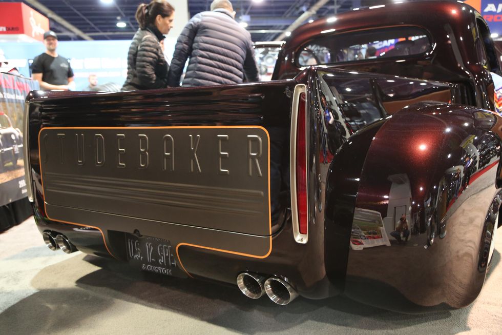 Widebody 1951 Studebaker pickup makes the most of fat-fender street rod ...