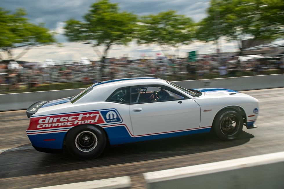 Spotted, Twin-Turbo Hurricane-Powered Challenger Drag Pak - Hemmings